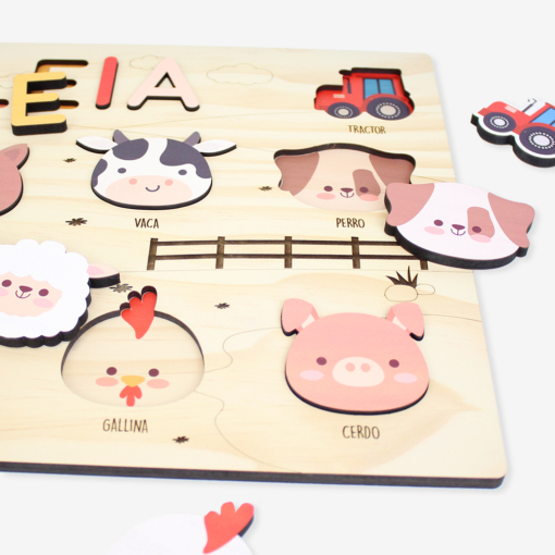 Puzzle granja - Dehome - juguetes educativos